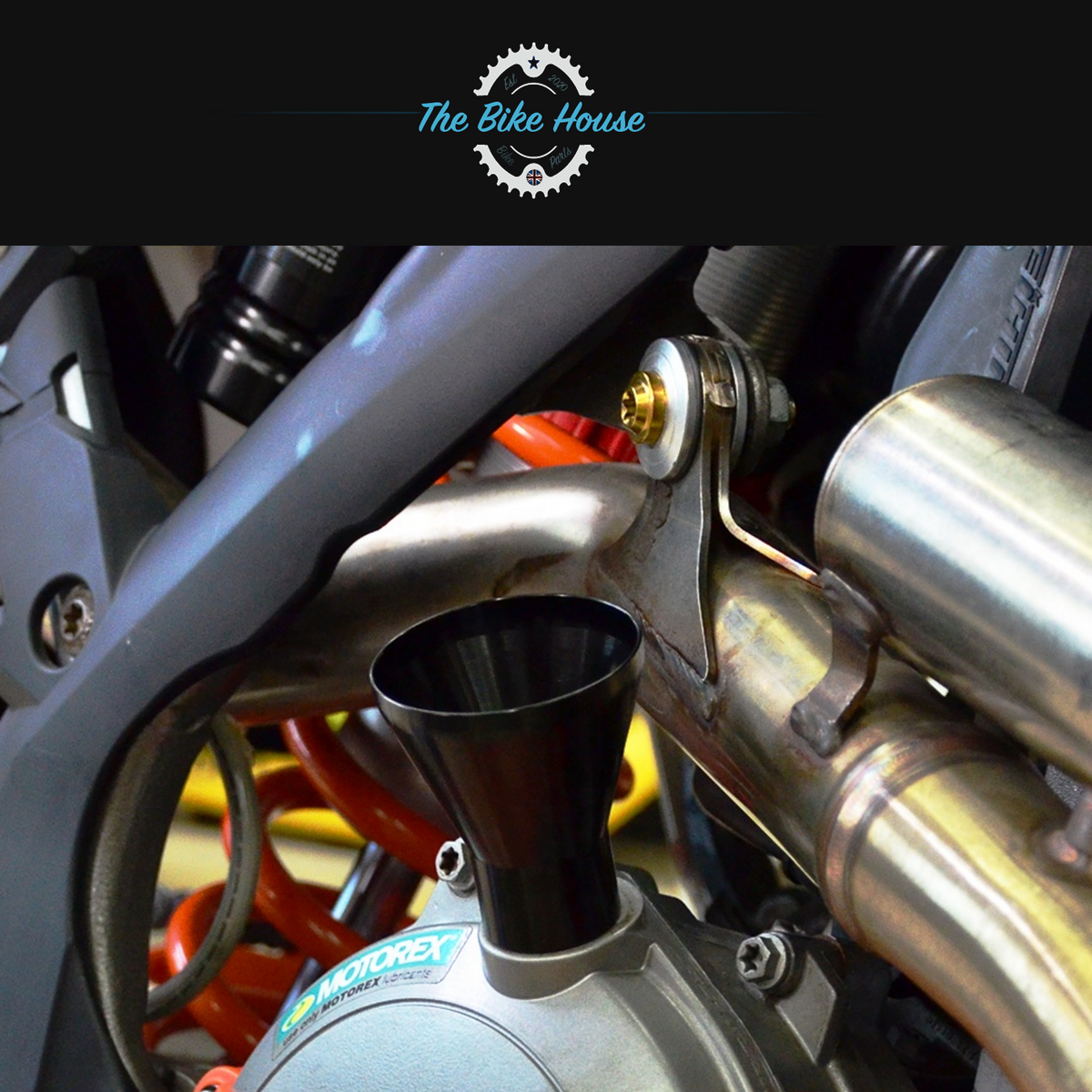 KTM - HUSQVARNA - HUSABERG ANODISED BLACK OIL FILLER FUNNEL – The Bike ...